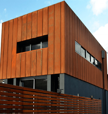 Outdoor Corten Exterior Cladding- Corten Siding Panels