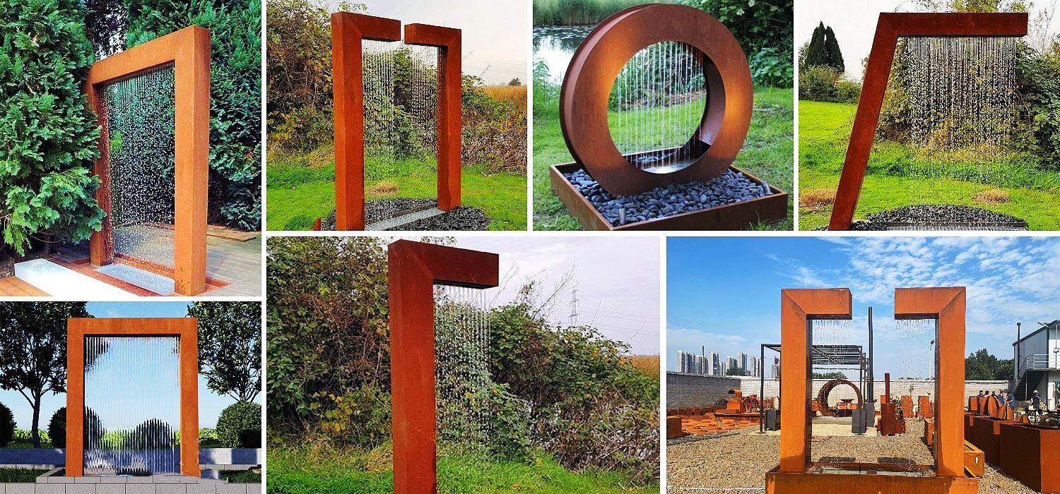 How Corten Steel Water Features Reshape Outdoor Living?