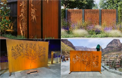 Corten steel screen panel AHL-SP04