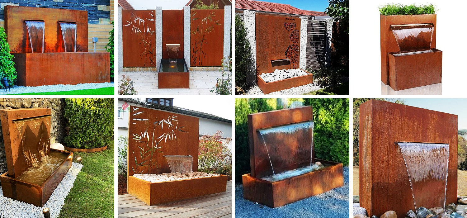 How Corten Steel Water Features Reshape Outdoor Living?