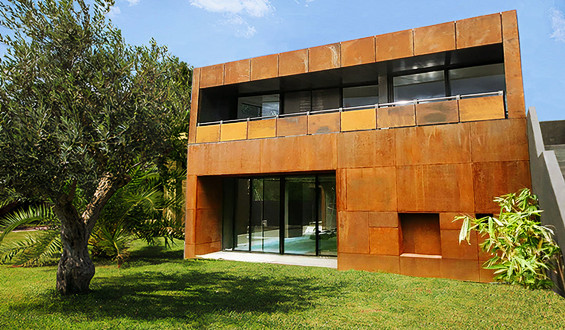 Outdoor Corten Exterior Cladding- Corten Siding Panels